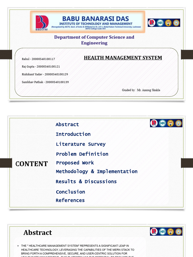 Health Analysis and Management | Download Free PDF | Health Care ...
