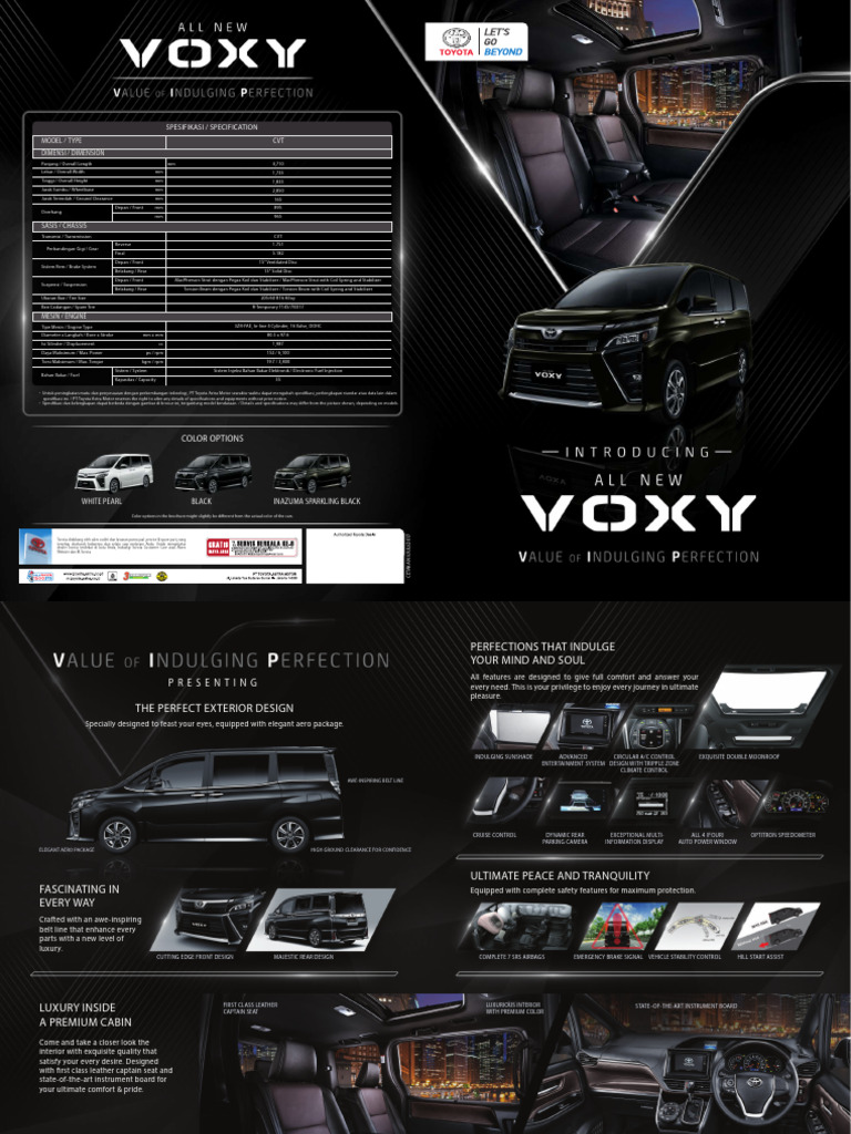 Voxy | PDF | Wheeled Vehicles | Car Manufacturers Of Japan