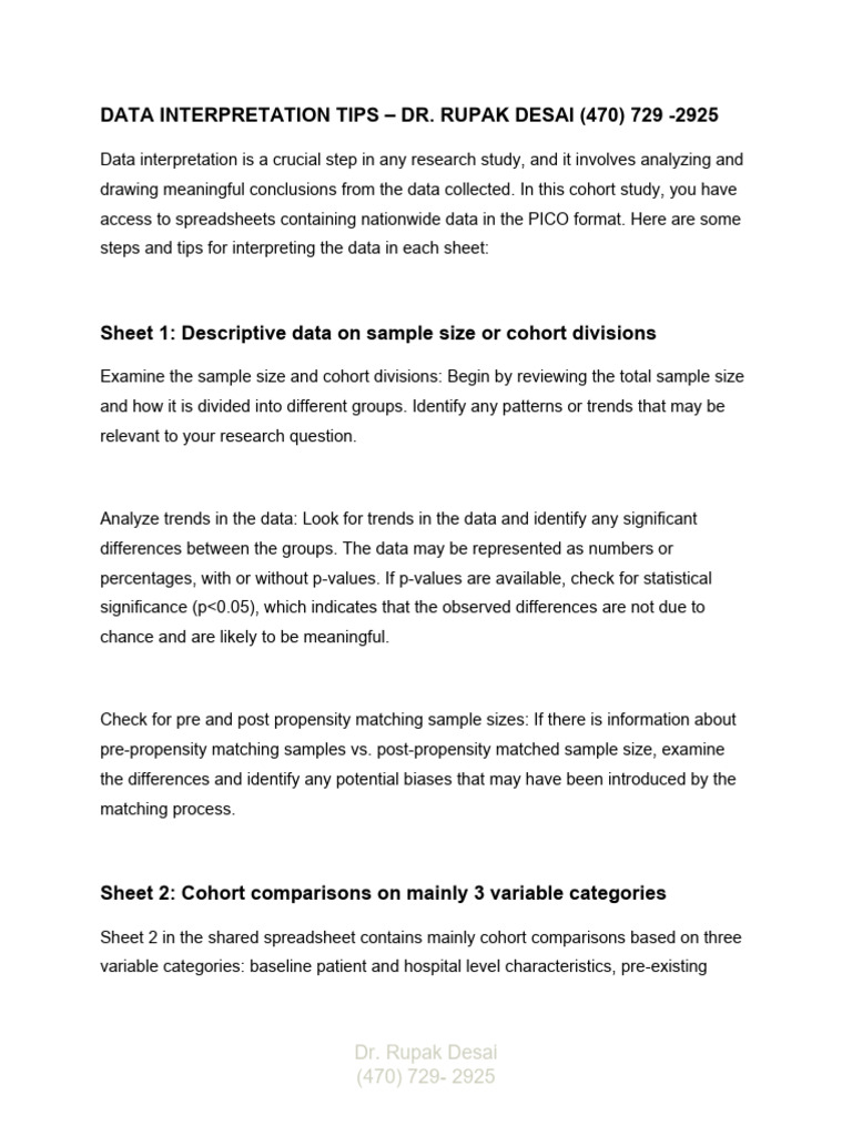 Data Interpretation Tips | PDF | Data | Scientific Method