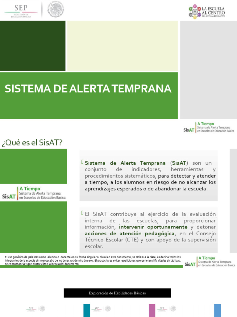 Presentación Aplicación - SisAT | PDF | Evaluación
