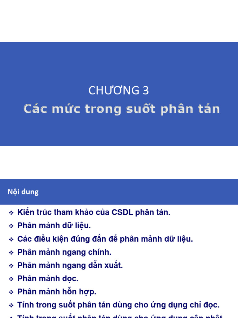 Chuong 3 - Cac Muc Trong Suot Phan Tan | PDF