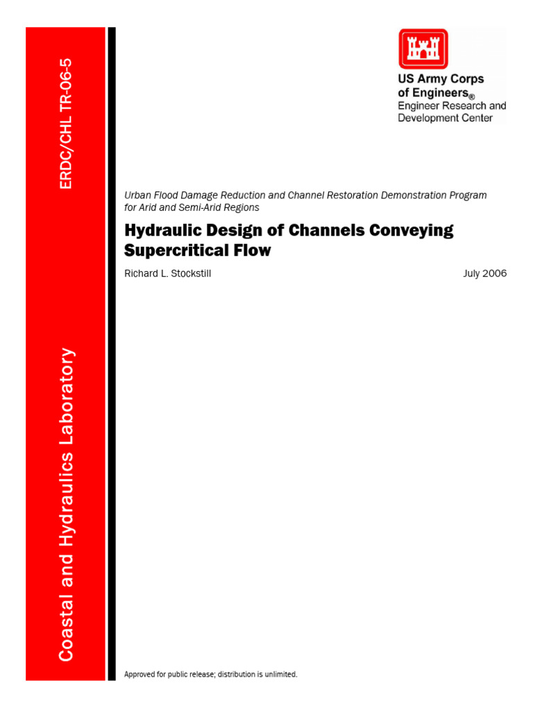 007 - Hydraulic Design of Channels Conveying Supercritical Flow | PDF ... 007 - Hydraulic Design of Channels Conveying Supercritical Flow | PDF ...