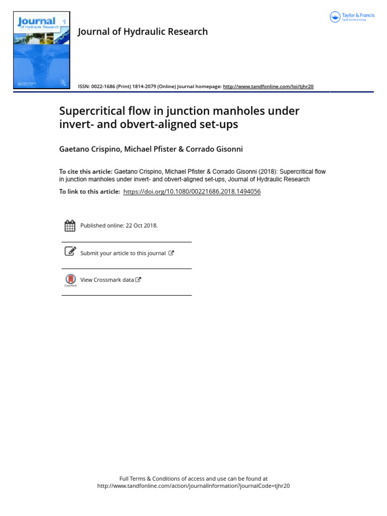 000 - 01 - 08 - Supercritical Flow in Junction Manholes Under Invert ...