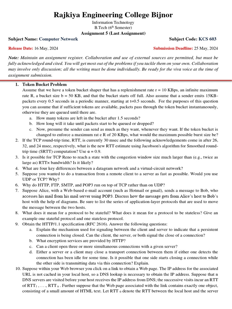Software Engineering Previous Year | PDF | Networking | Internet & Web