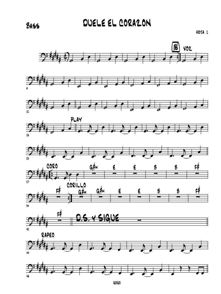 Duele El Corazon Bass | PDF