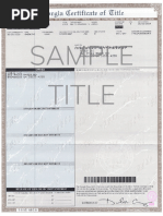 DMV 1 TR - Certificate For Title of Motor Vehicle | PDF | Department Of ...