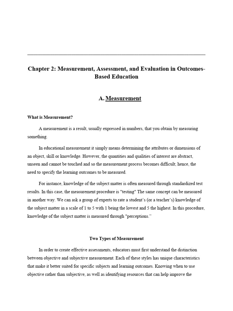 Chapter 2 (Group 2) Written Report | PDF | Educational Assessment ...