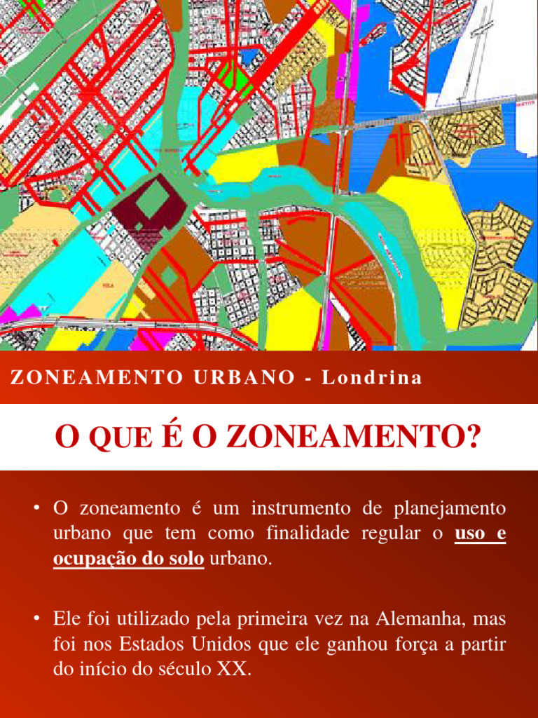 MODELO PARA ATIVIDADE - Zoneamento Londrina | PDF | Zoneamento