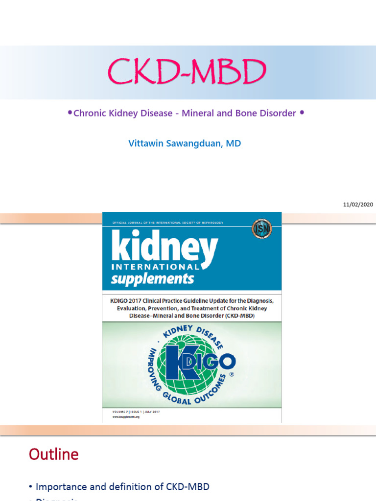 CKD-MBD ติว HD nurse | PDF | Medical Specialties | Clinical Medicine