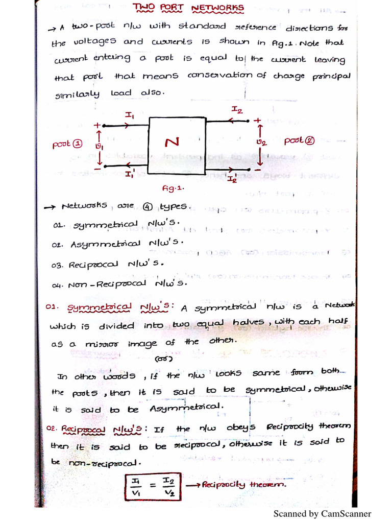 NT-6 (Two Port Network Parameters) | PDF