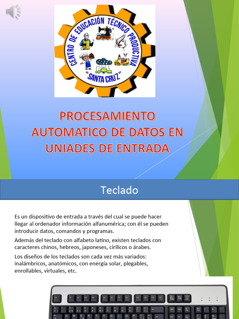 Dispositivos de Entrada: Teclados y Más | PDF | Teclado | Micrófono