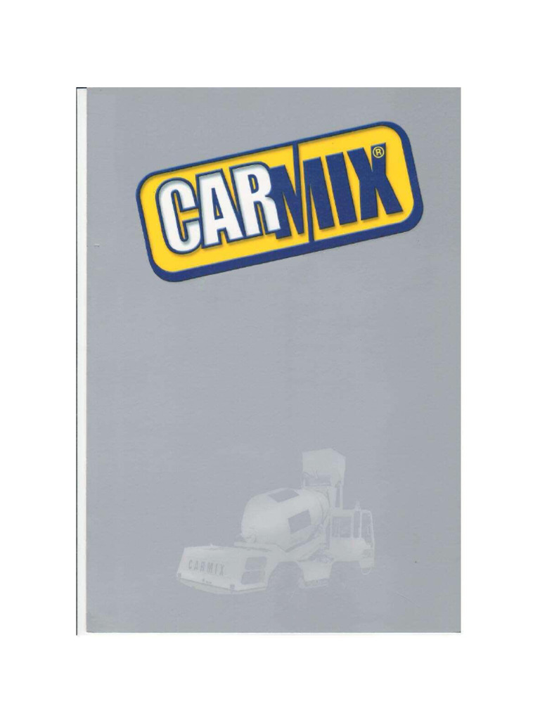 Manual - CARMIX 25FX | PDF