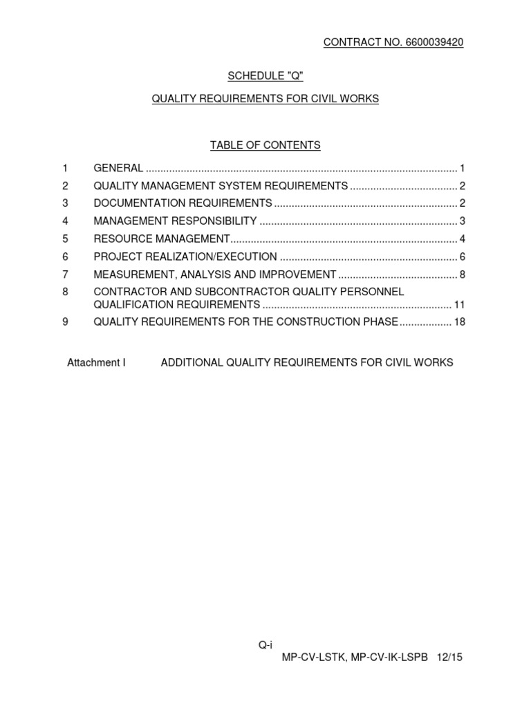 Schedule Q - From Mushahid Qahtani | PDF | Audit | Iso 9000