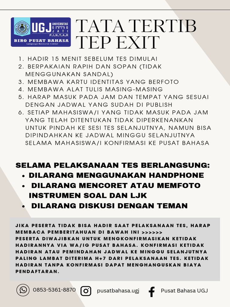 Jadwal Tep Exit 30-31 Mei 2024-1 | PDF