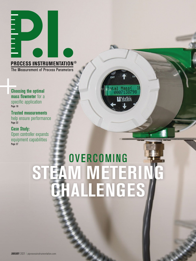 PI 2021-01 Steam Metering | PDF | Flow Measurement | Automation