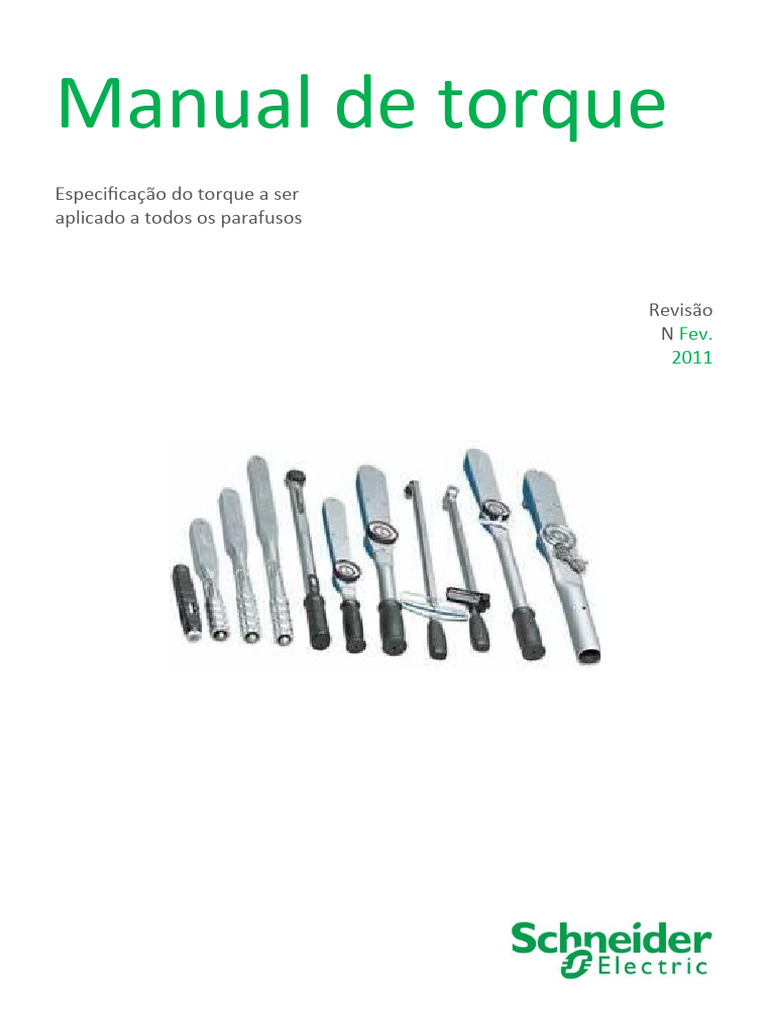 Manual Torque Schneider | PDF | Parafuso