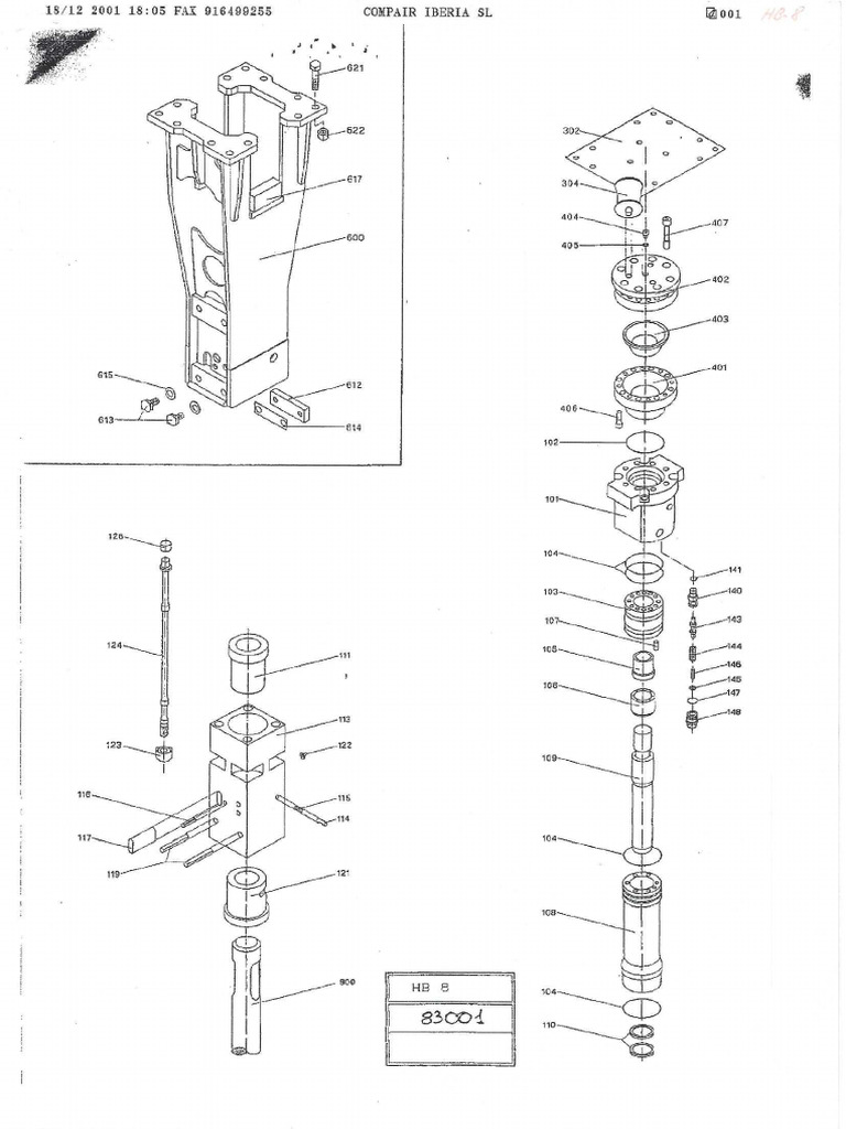 Indeco HB8 Parts Manual | PDF