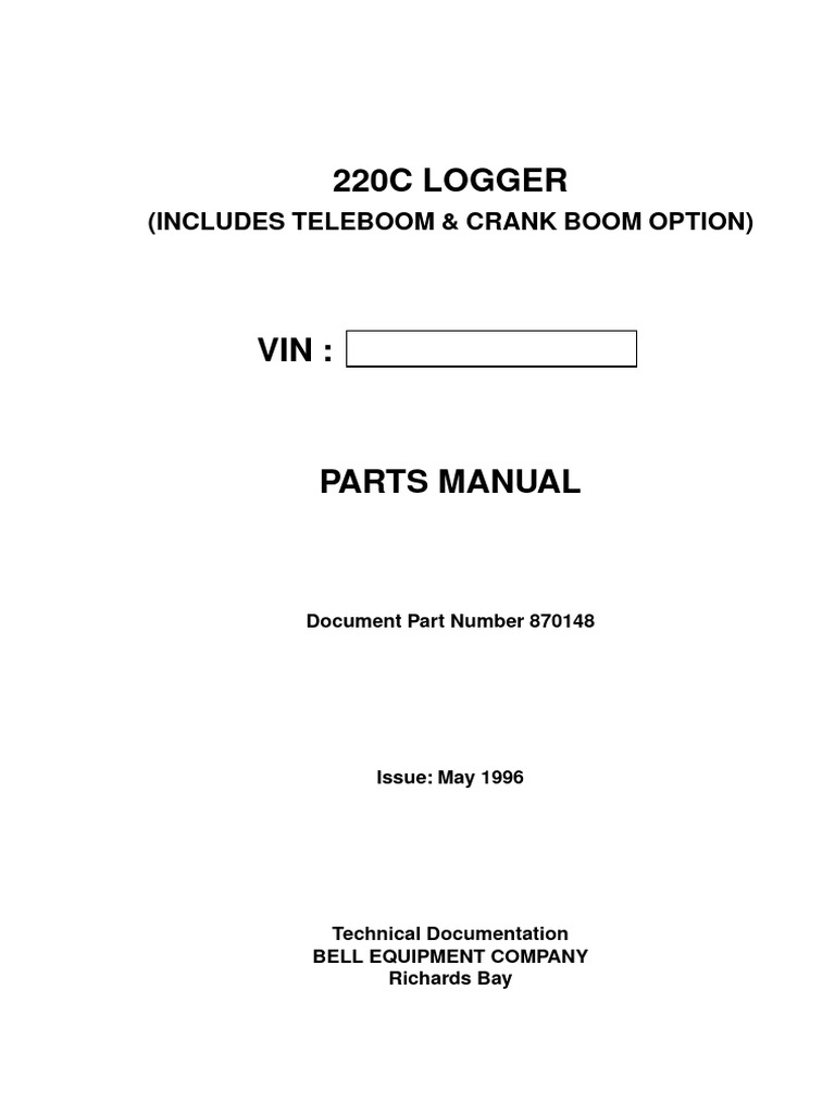 220C Bell Logger | Download Free PDF | Mechanical Engineering