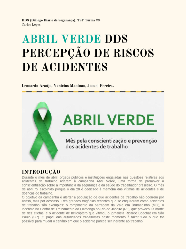 DDS Abril Verde | PDF