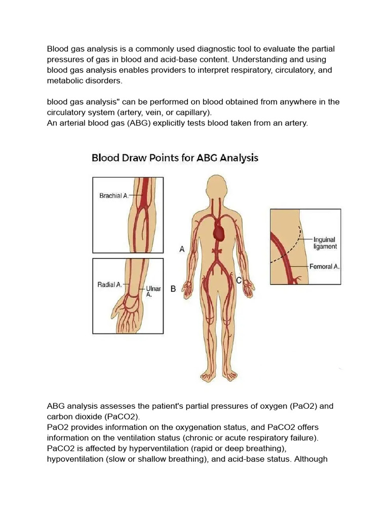 Abg Analysis | PDF | Breathing | Blood