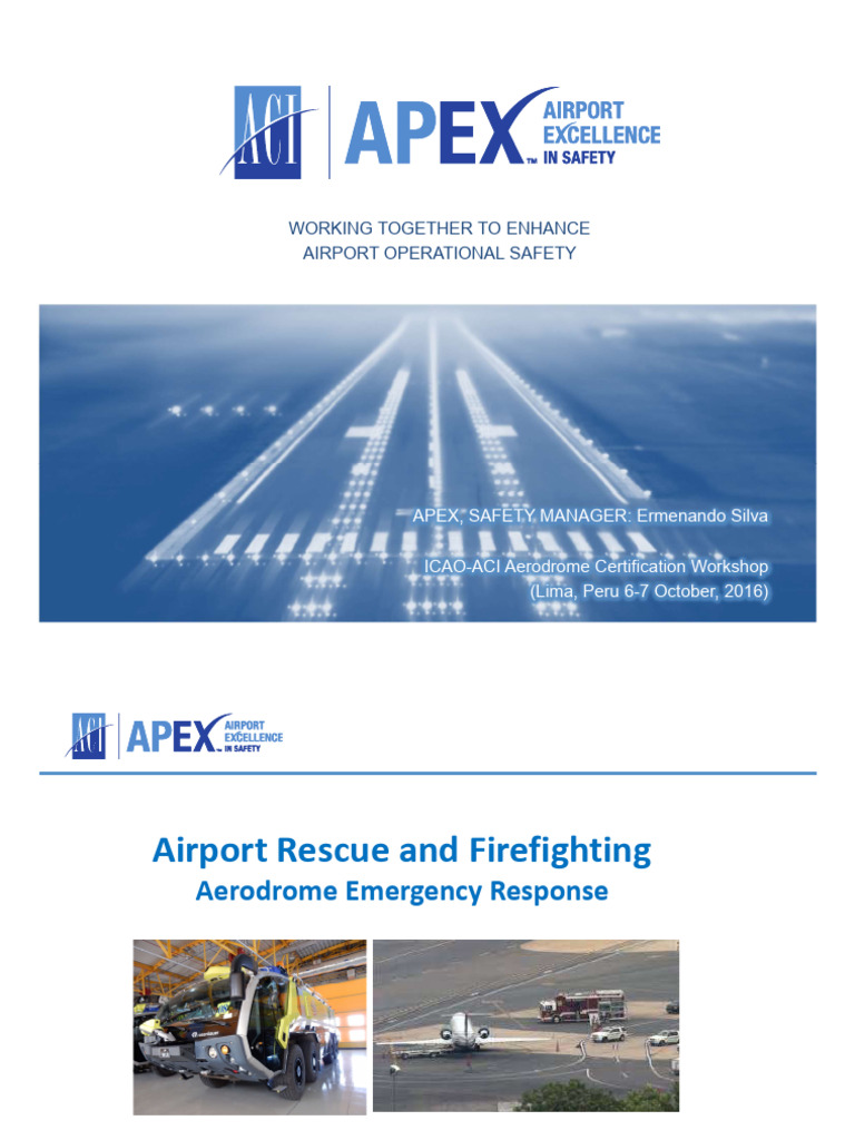 2.0 Airport Rescue and Firefighting - ACI | PDF | Emergency | Emergency ...