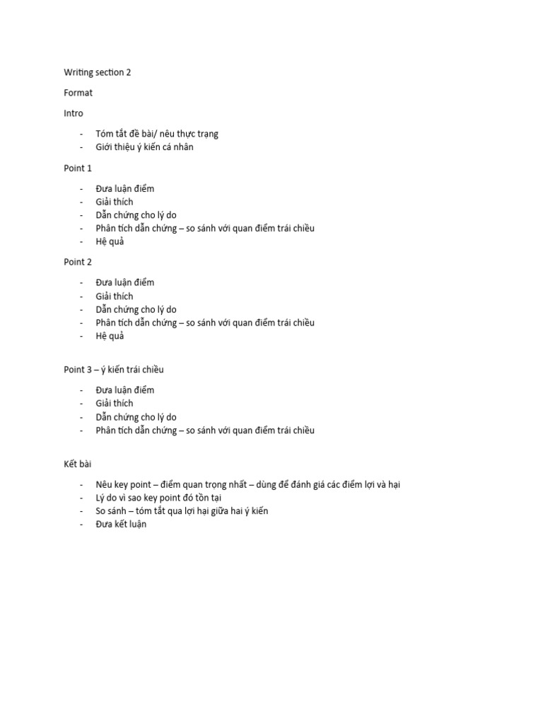 Writing Section 2 - Example - Pham Khanh Linh | PDF | Employment ...