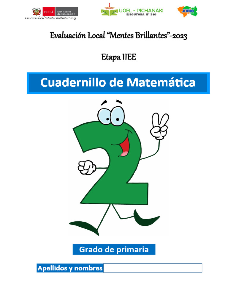 CUADERNILLO 2do MB PRIMARIA MATEMÁTICA | PDF