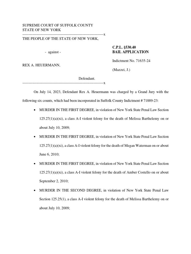 Superseding Bail Application - 6.6.2024 | PDF | Dna Profiling ...