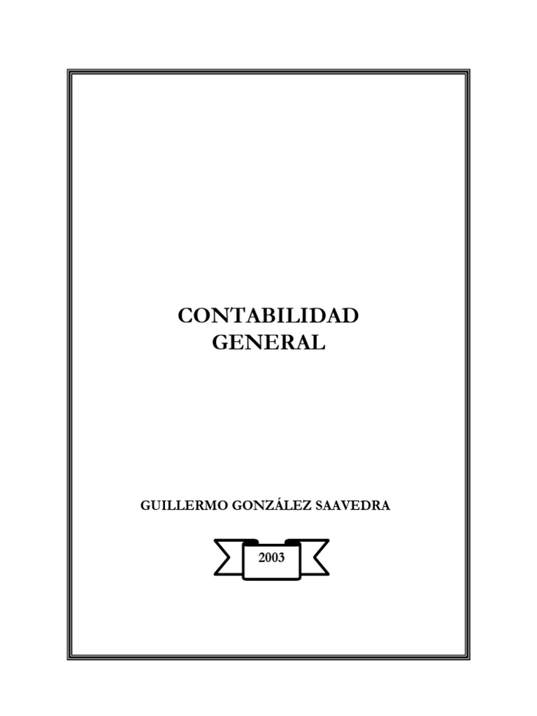 Libro Contabilidad General 1 CHILE MUY BUENO | PDF | Contabilidad ...