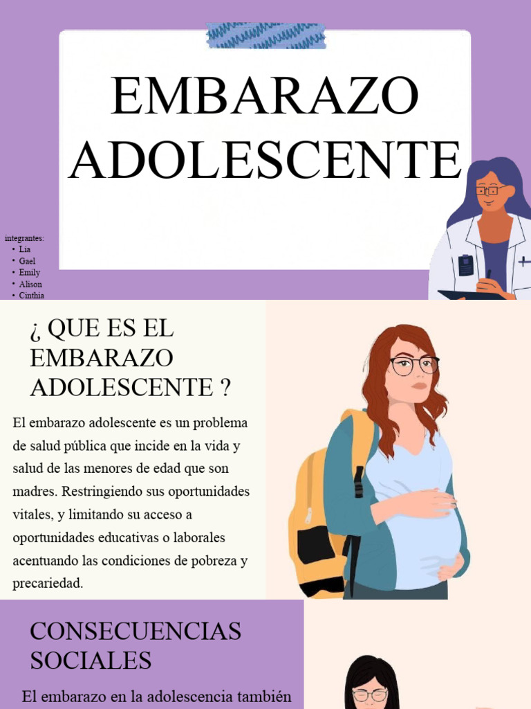 embarazo adolescente | Descargar gratis PDF | El embarazo | Adolescencia
