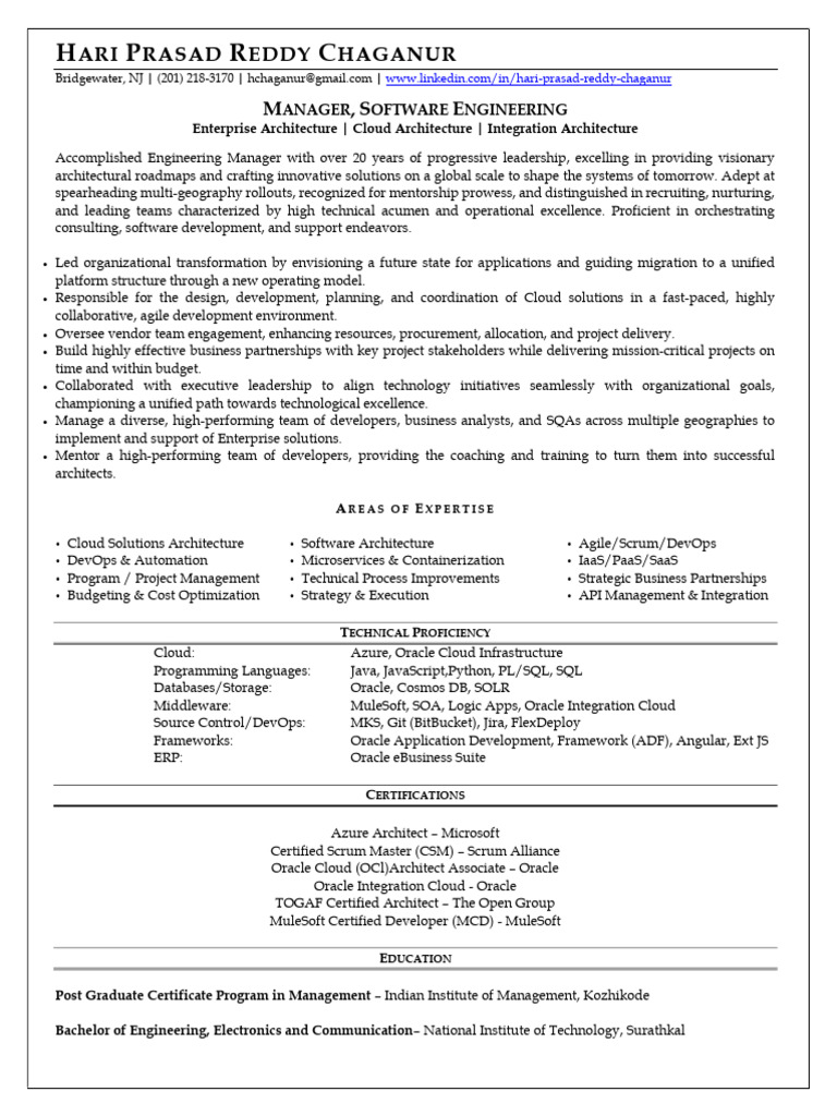 Hari Prasad Reddy Pdf Cloud Computing Oracle Corporation