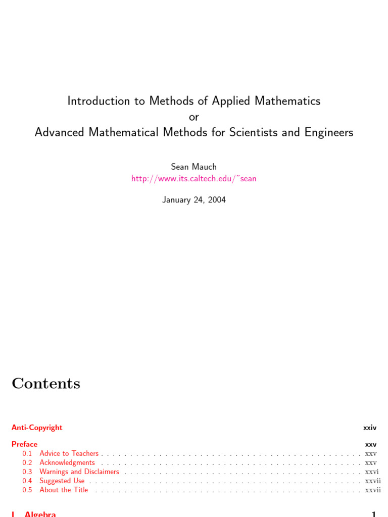 Mathematics | PDF | Differential Calculus | Mathematical Physics