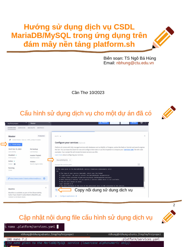 SuDungDichVuCSDL-Platform SH | PDF