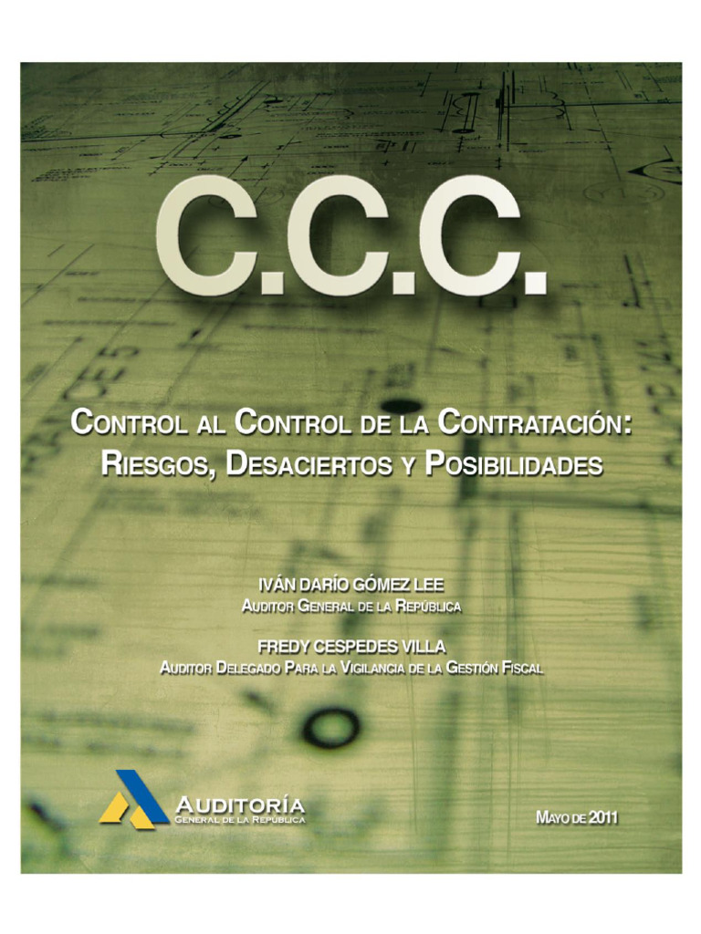 Control Al Control de La Contrataci N | PDF | Auditoría | Corrupción política