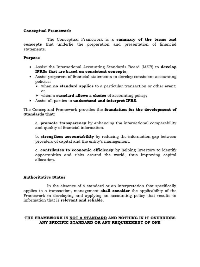 Conceptual-Framework Word | PDF | International Financial Reporting ...