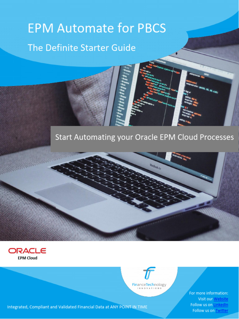 Epm Automate The Definite Starter Guide Pdf Cloud Computing Password 