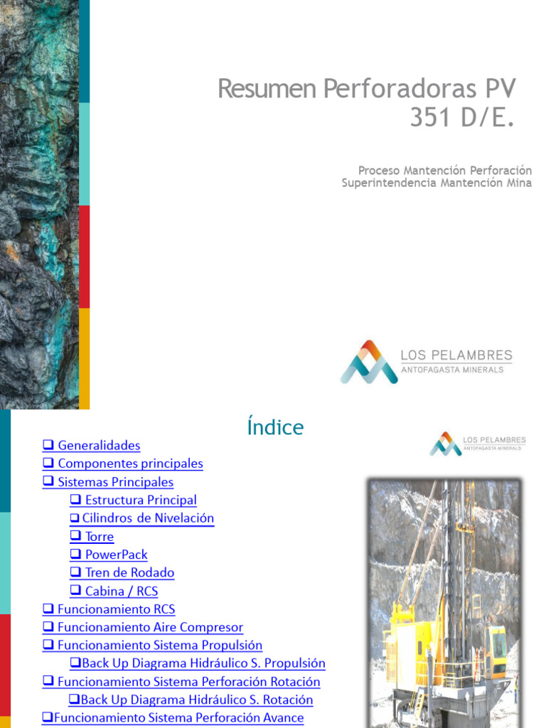 Resumen Perforadoras PV351 | PDF | Bomba | Solenoide