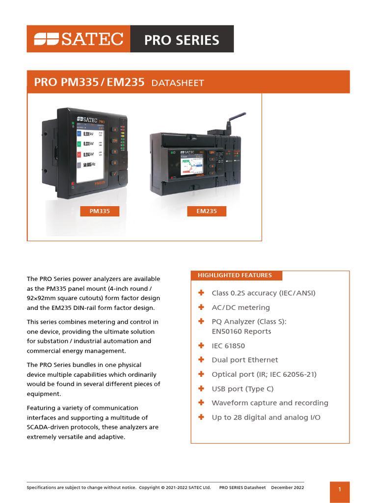 Pro Series Datasheet 0 | PDF | Relay | Electrical Engineering