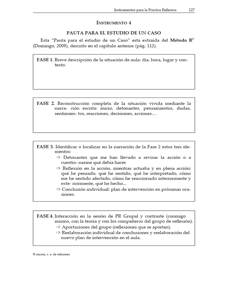 Instrumentos para la Práctica Reflexiva | Descargar gratis PDF ...
