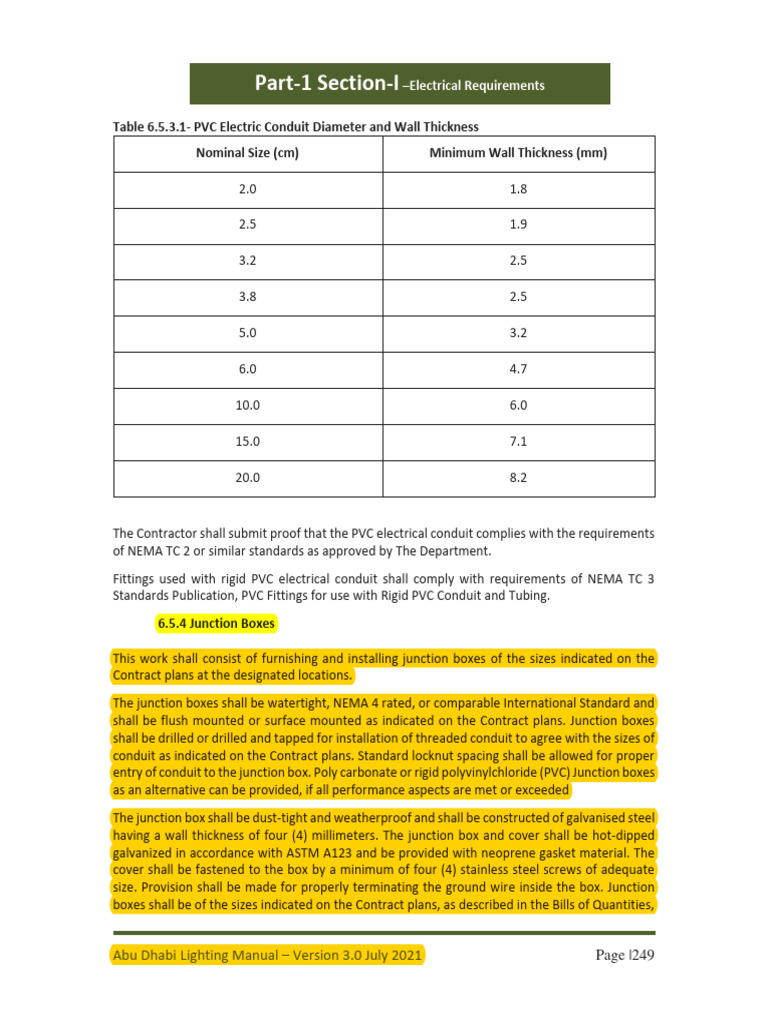 Junction box ADM specification | Download Free PDF | Pipe (Fluid ...
