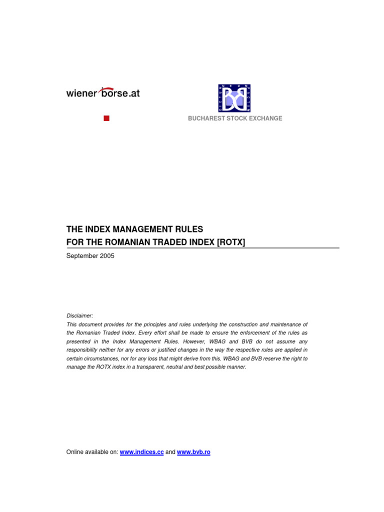 ROTX_RULES_ENGLISH | PDF | Stock Market Index | Stocks