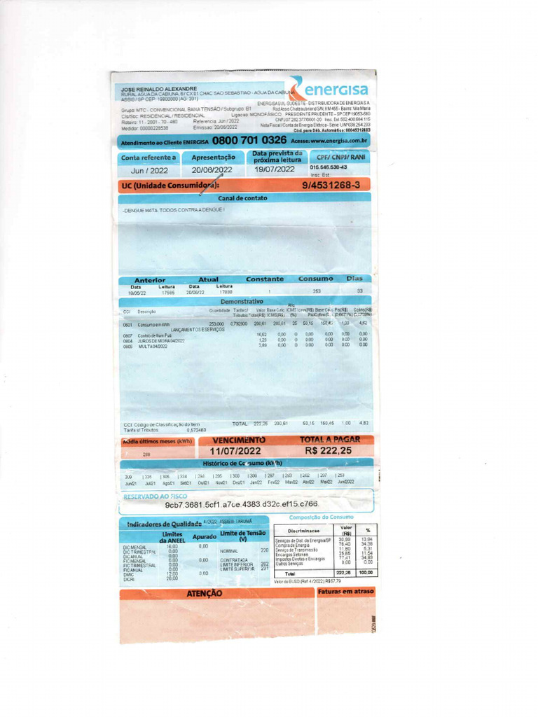 Comprovante Residência | PDF