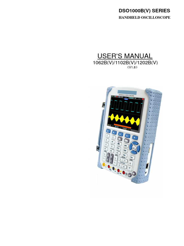 DSO1000B (V) Series HandHeld Oscilloscope User Manual | PDF | Amplitude | Telecommunications ...