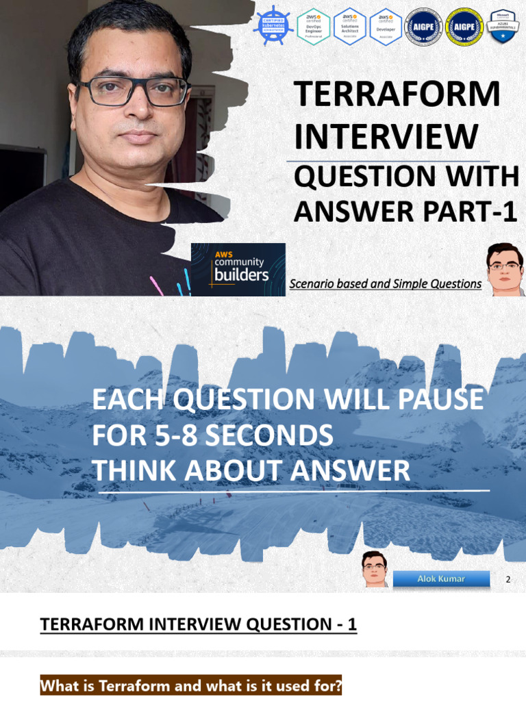 Scenario Based Terraform Question and Answer | PDF | Cloud Computing | Computing