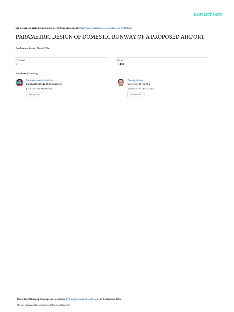 Runway Design | PDF | Runway | Airport