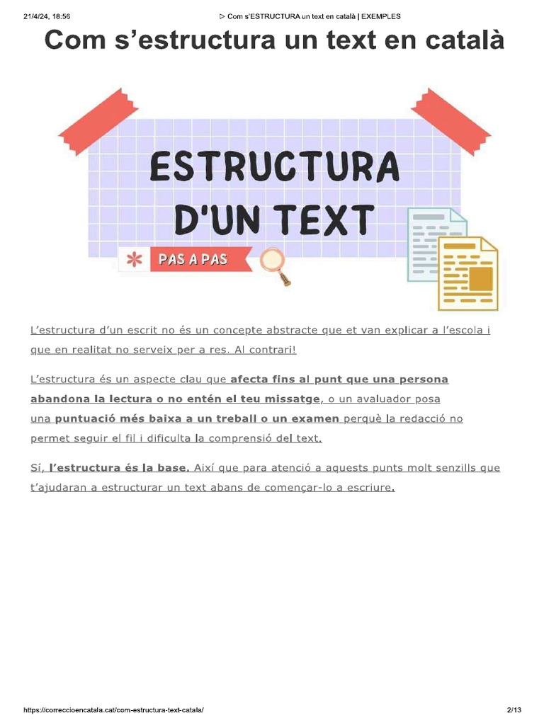 Com Estructura Text | PDF