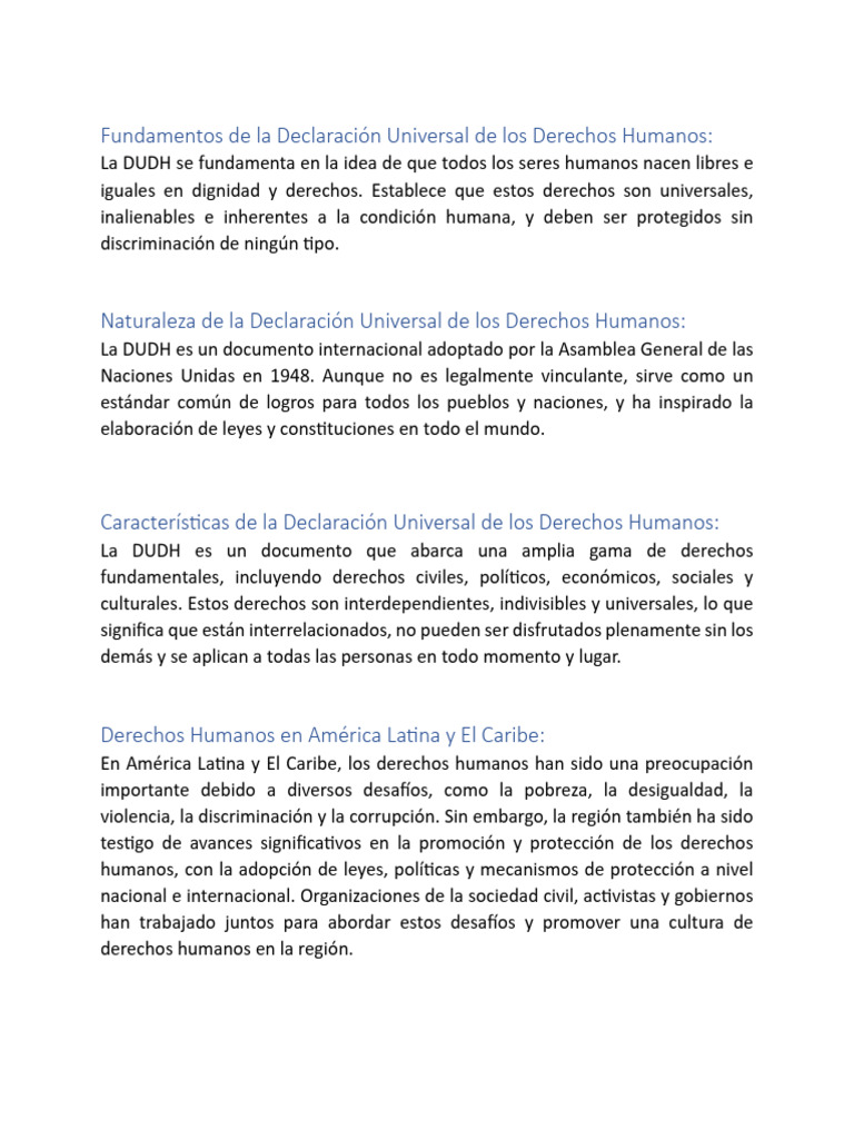 Repaso DDHH | PDF | Derechos humanos | Discriminación