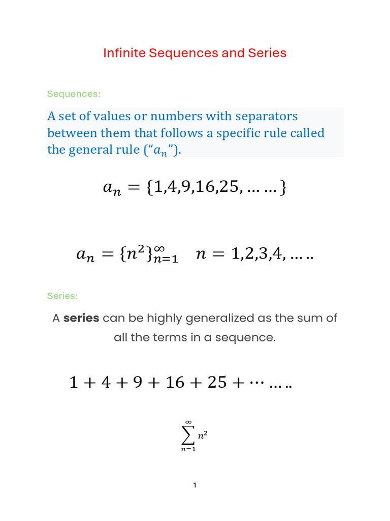 Lec 3 | PDF | Sequence | Infinity