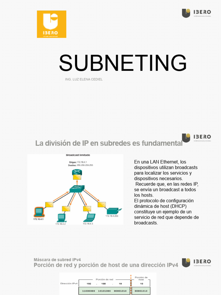 SUBNETING (1) | Descargar gratis PDF | Dirección IP | Estándares de internet