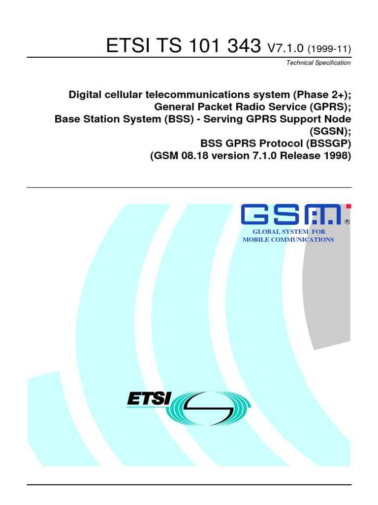 Bss Gprs Protocol (BSSGP) | PDF | General Packet Radio Service | Gsm
